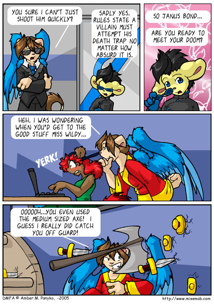 DMFA #472: Sneaking up on ferrets is bad for ones health.