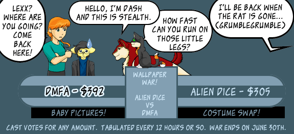 Wallpaper War #4 (Alien Dice Side): $392 (Super Extra)